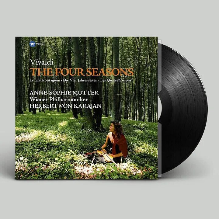 Виниловая пластинка Antonio Vivaldi. The Four Seasons (LP), европейское издание, Anne-Sophie Mutter