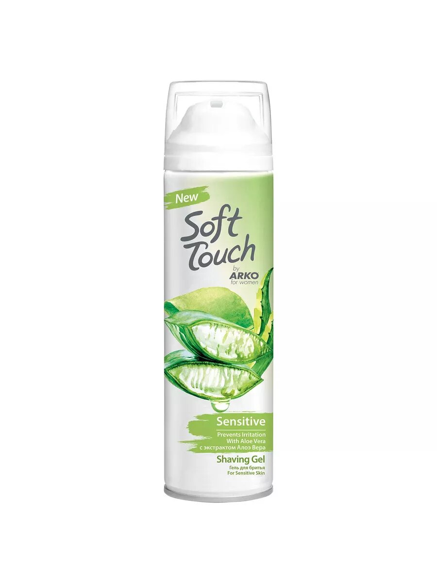 Soft Touch Гель для бритья увлажняющий женский Алоэ, 200 мл