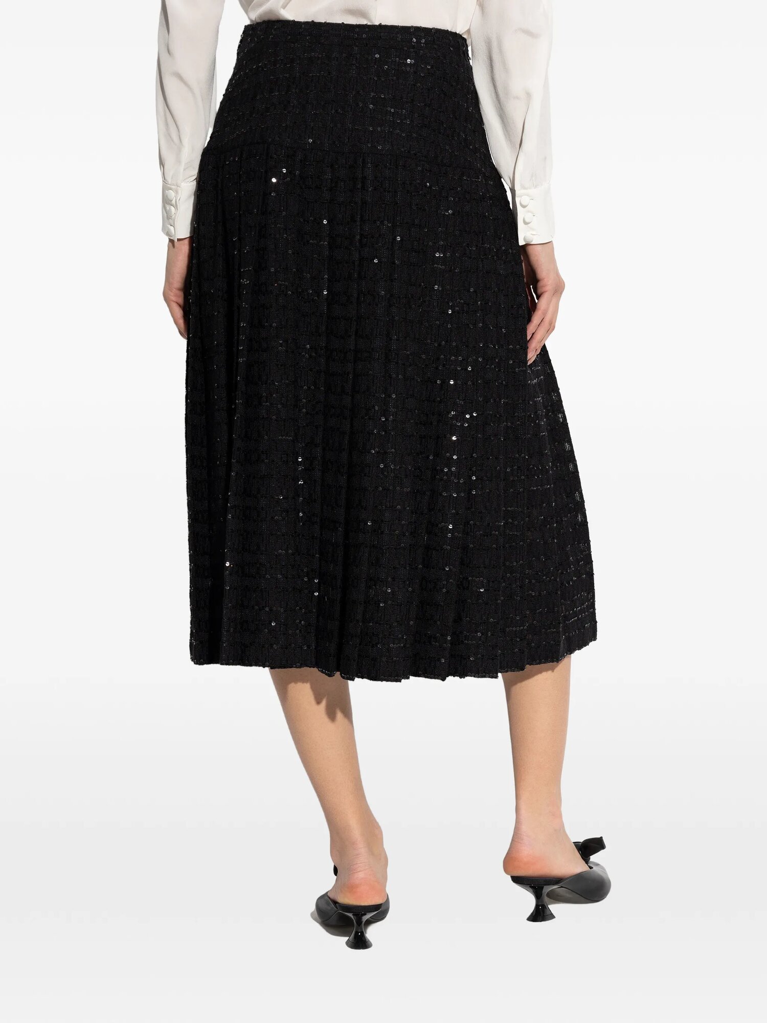 Юбка Alessandra Rich Sequin slit skirt, размер 38 — фото 1