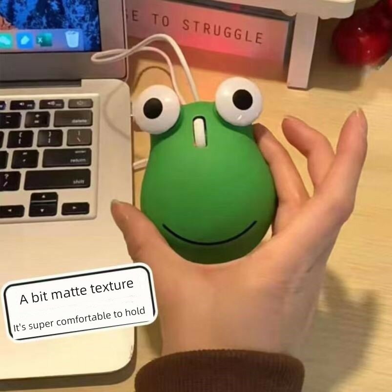 Игровая мышь Big Turtle с четырьмя кнопками, проводная, с боковой кнопкой в виде черепа черепахи, креативная