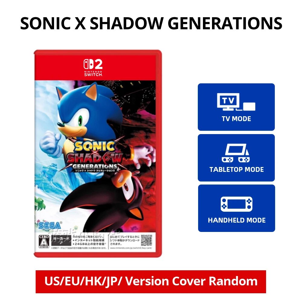 SONIC X SHADOW GENERATIONS для Nintendo Switch 2