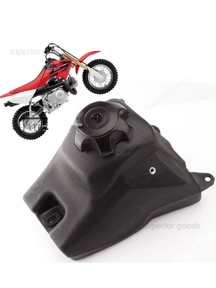 Бензобак KAYO MINI LF110, YX125, GP-1, CRF50 черный пластик