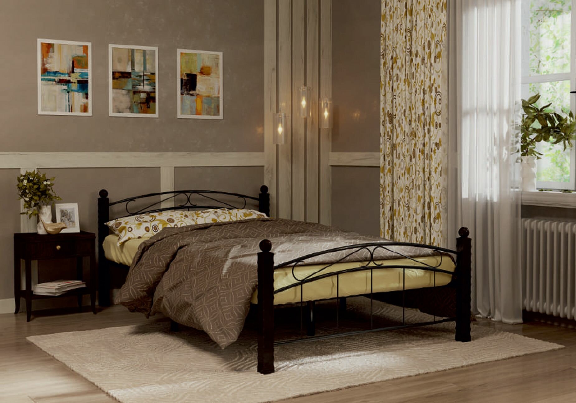 Кровать кованая "Грация 15"