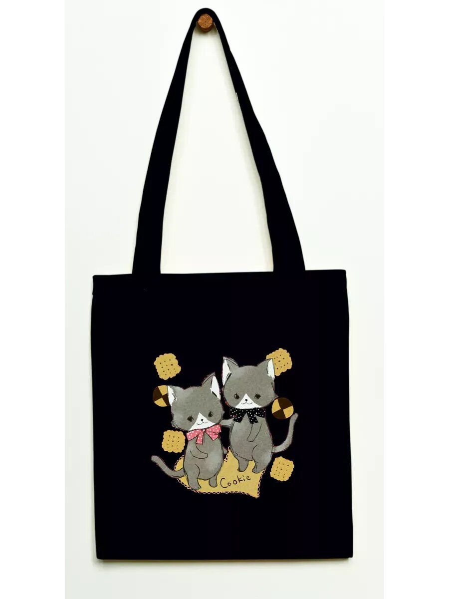Шоппер с принтом Котята