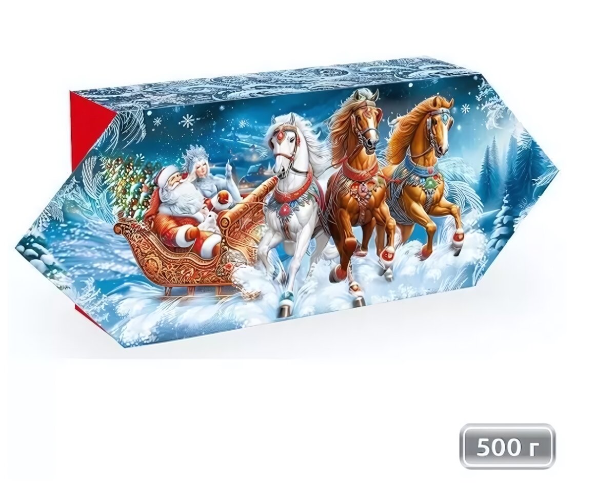 Коробка подарочная А4 "Конфета-Тройка", 295х110мм, для сладостей и сувениров