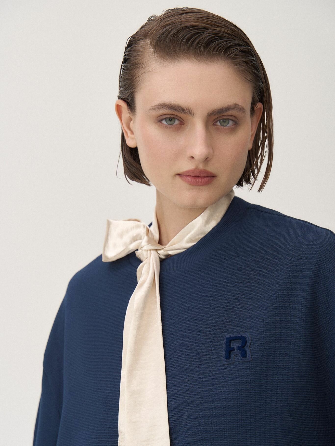 Свитшот FASHION REBELS, размер 40, , синий — фото 1