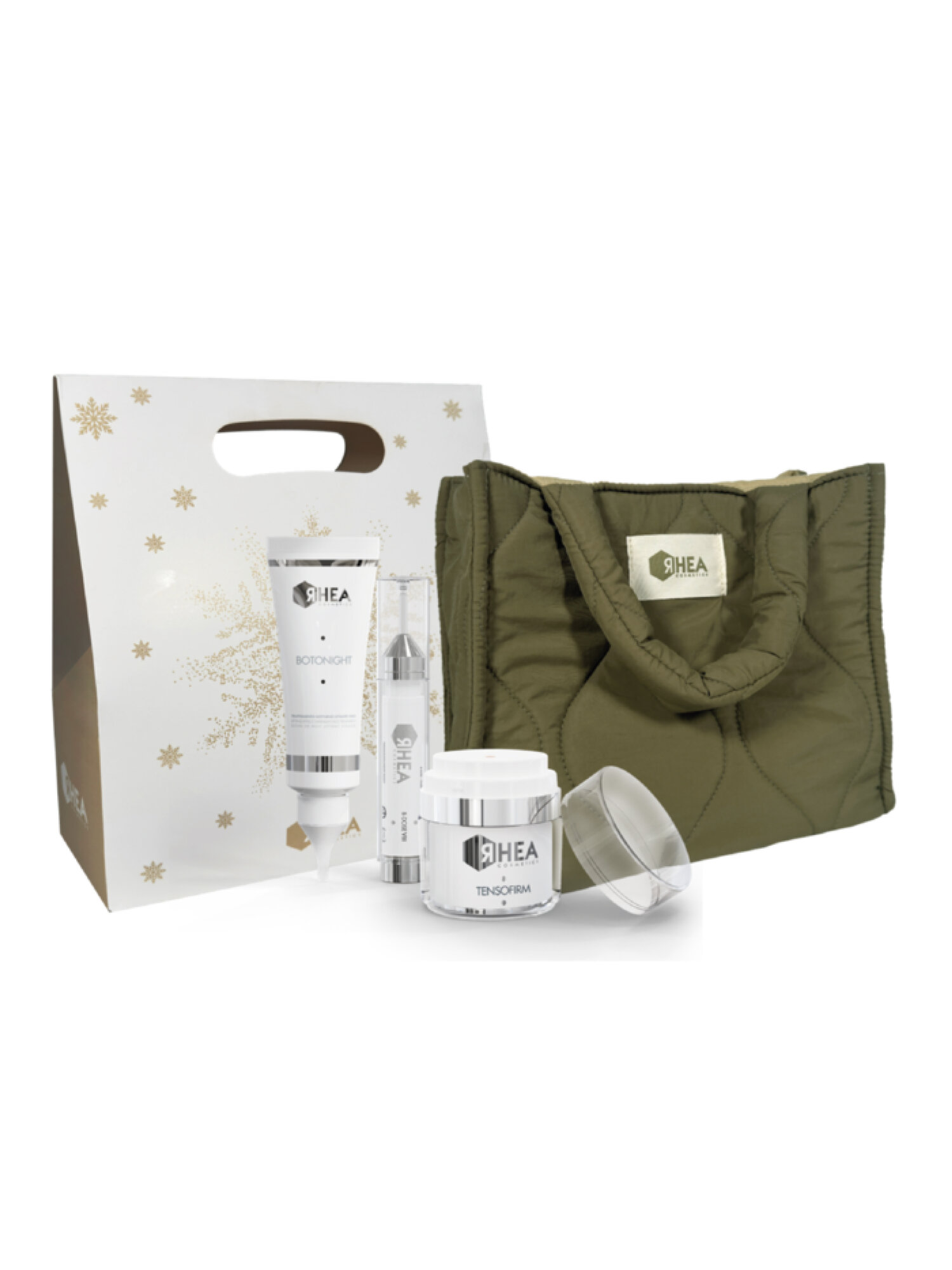 Набор Rhea премиум-трио "Векторный лифтинг": Tensofirm, B-DOSE VIII Лифтинг, Botonight