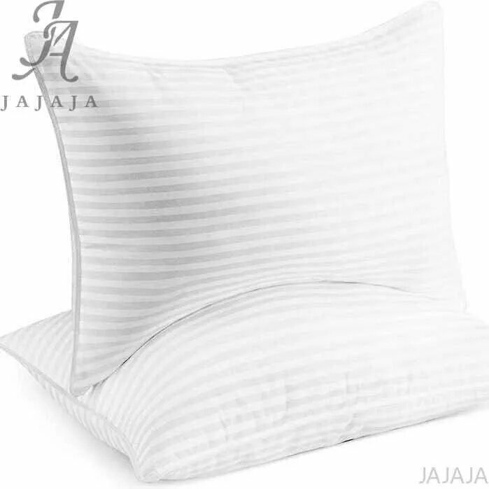JAJAJA Подушка beckham hotel collection 50x70 см, Средняя жесткость, Искусственный пух, Лебяжий пух