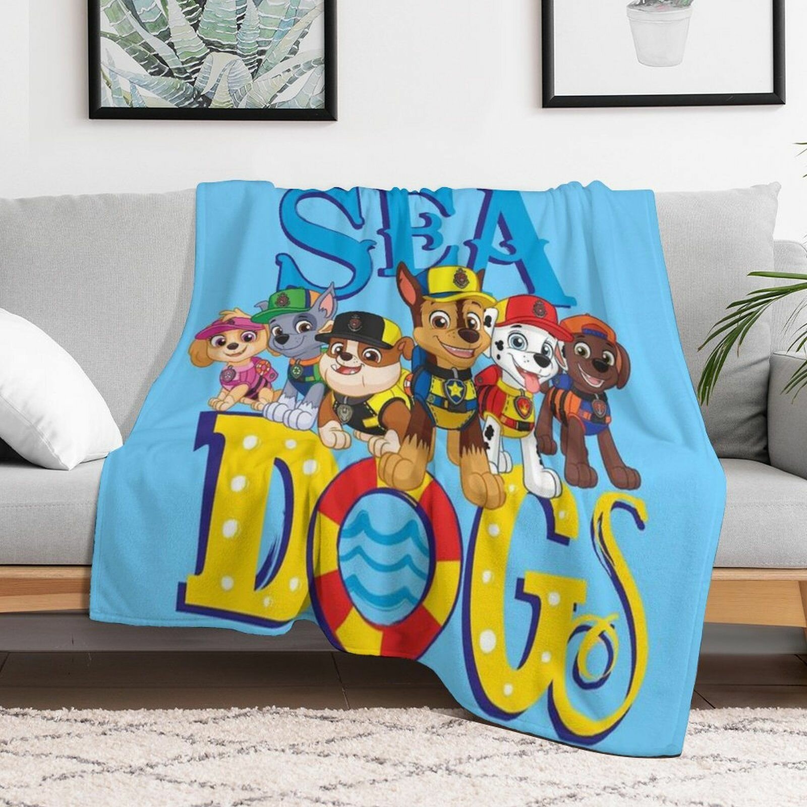 Paw Patrol Плед , Велсофт, 200 см х 150 см
