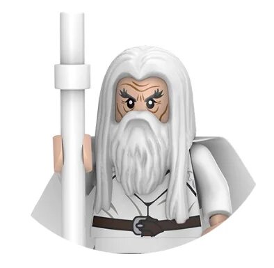 Gandalf the White LEGO Lord of the Rings, Белый, 542