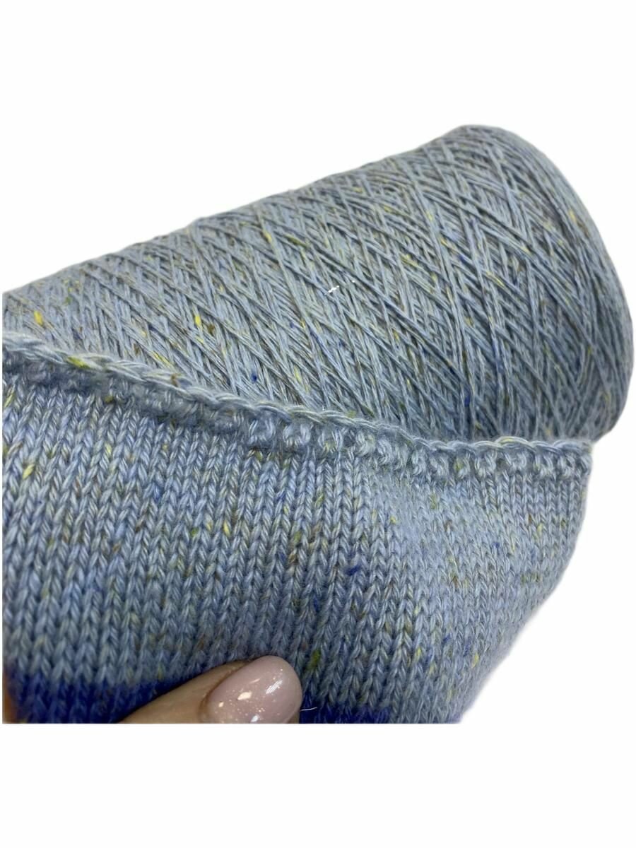 Пряжа на бобине (Италия) 60% кашемир 30% шелк 5% меринос 5% вискоза 100г-500м 345г