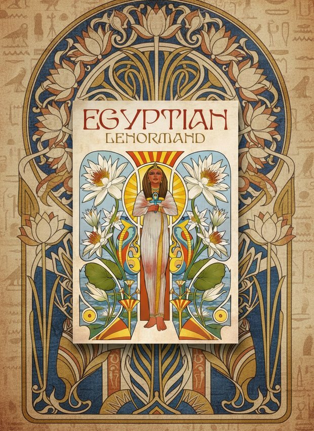 Карты Таро "Egyptian Lenormand Oracle" Lo Scarabeo / Египетский Оракул Ленорман Открывает Карты 64454