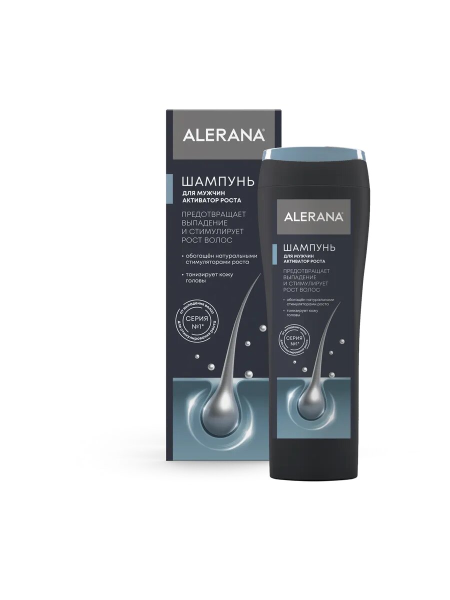 Алерана Шампунь для мужчин Активатор роста, шампунь, 250 мл,
