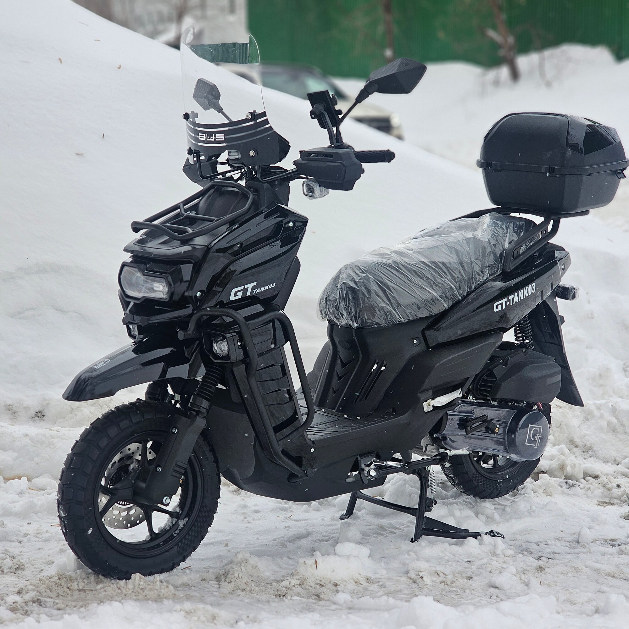 Скутер бензиновый GT Tank 03 49СС (150), вариатор, R12, двухпоршневая гидравлика перед/зад