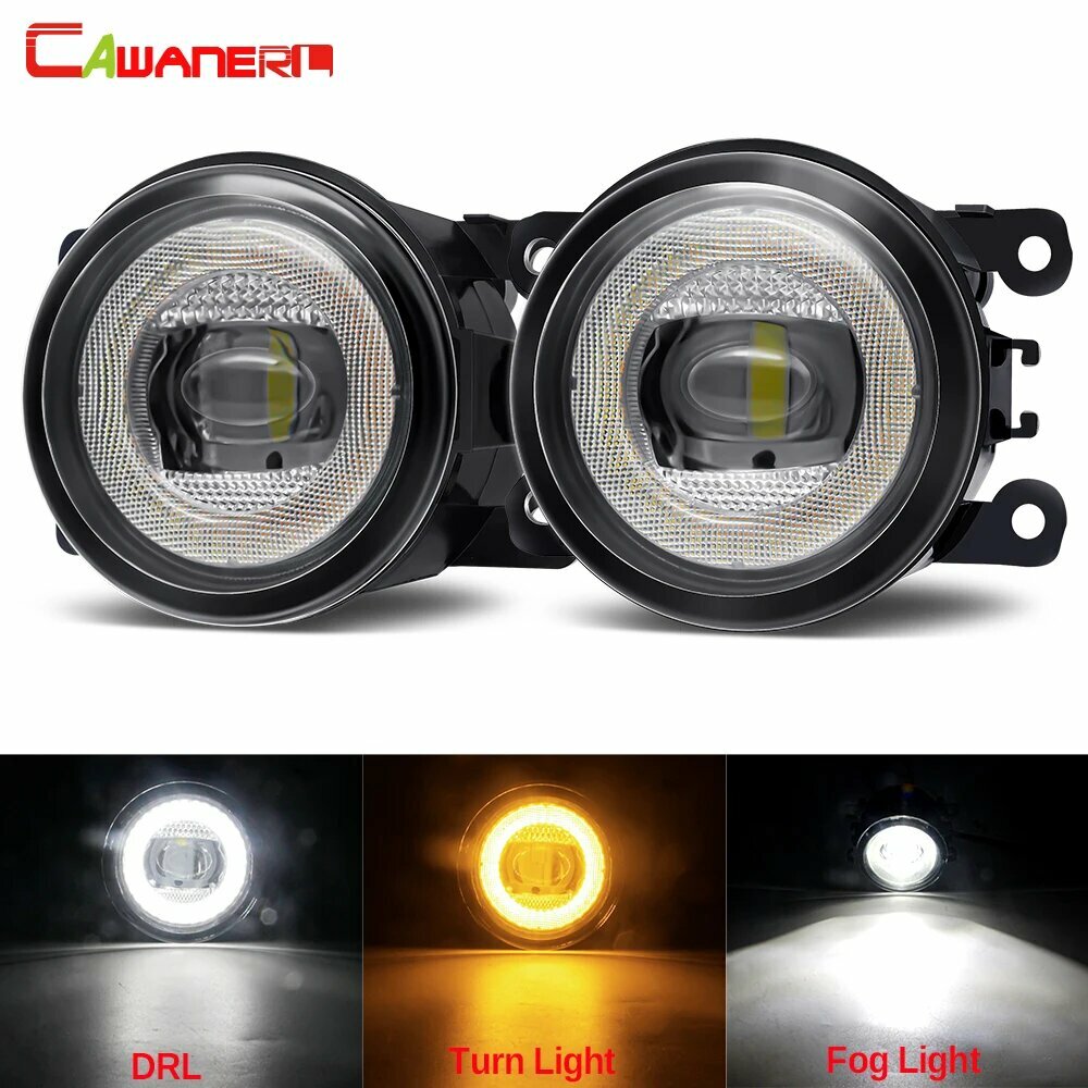 Автомобильные светодиодсветодиодный линзы Противотуманные фары в сборе с ангельским глазом DRL Поворотная фара 30 Вт для Citroen C3 C6 C4 C5 DS4 DS5 Xsara Picasso C-Elysee Berlingo