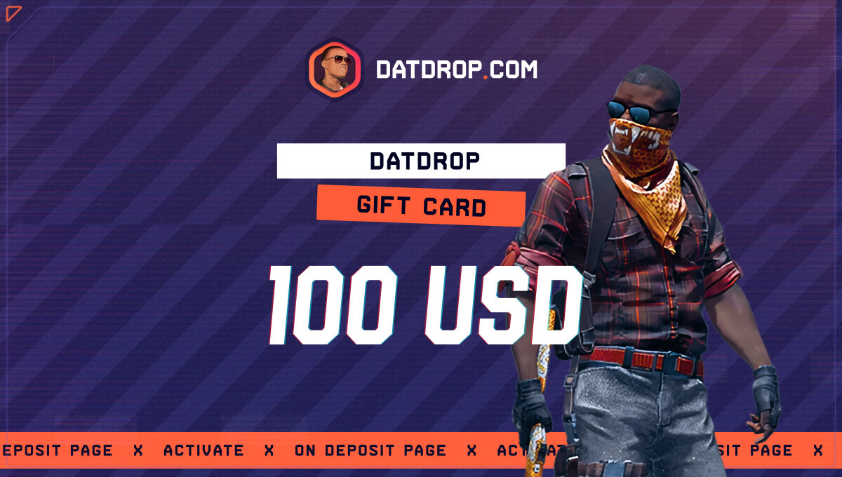 DatDrop 100 USD Подарочная карта | купить цифровой ключ для активации в России