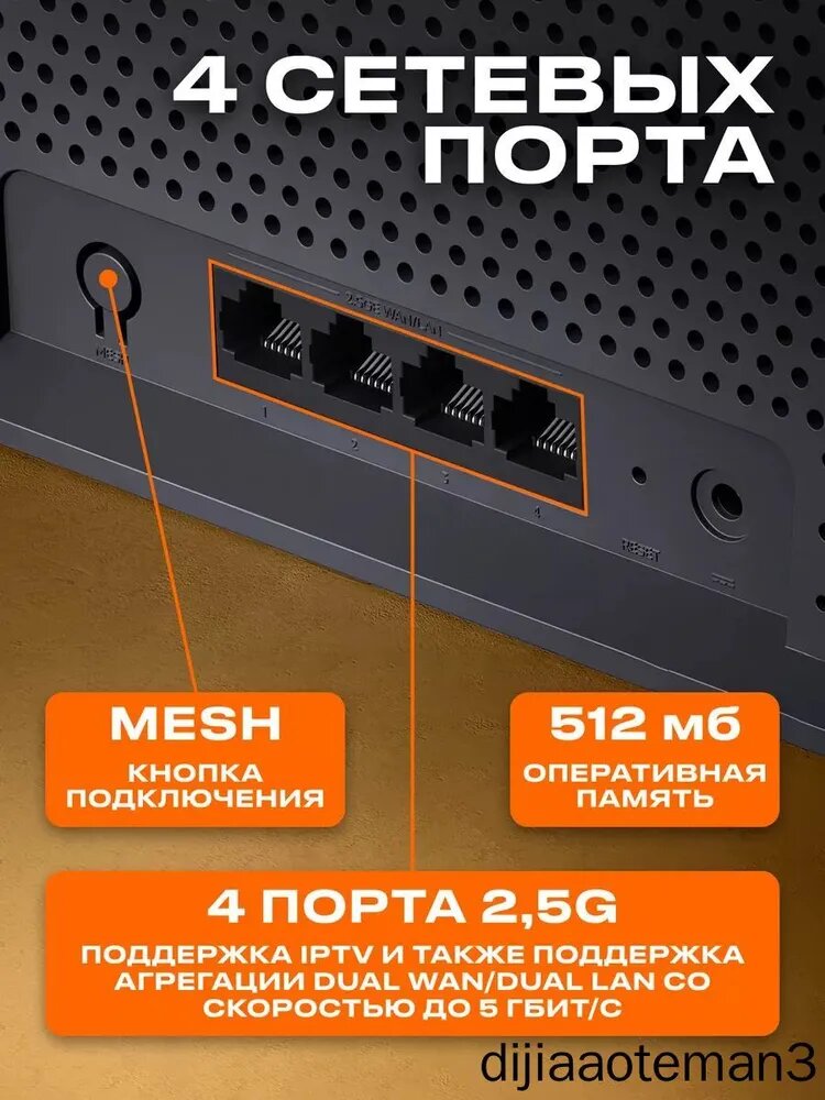 Роутер Xiaomi BE6500 Wi-Fi 7 нового поколения со скоростью до 6.5 Гб/с — фото 1