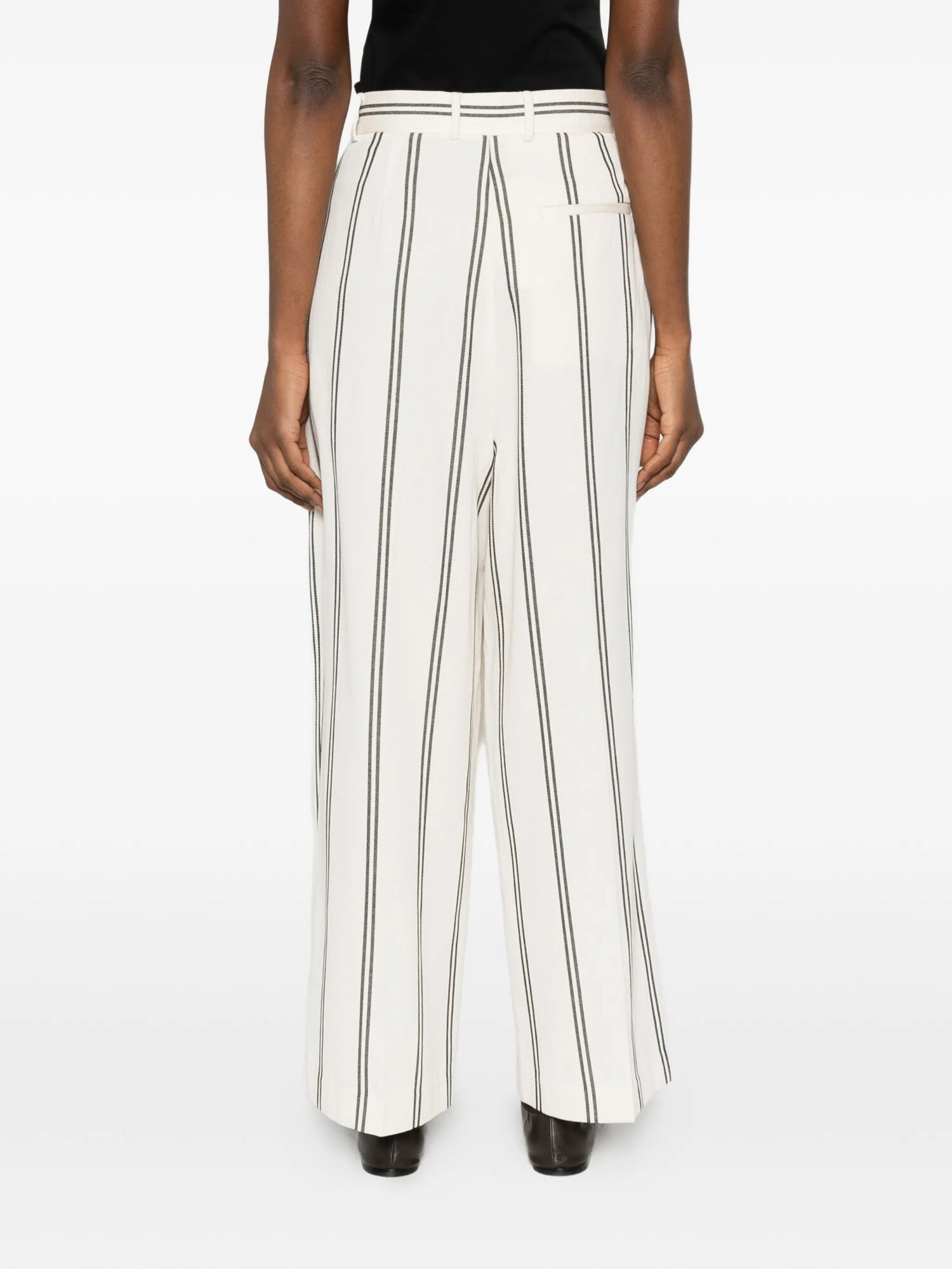 Брюки Psophia Stripe-pattern pleated trousers, размер 40, разноцветный — фото 1