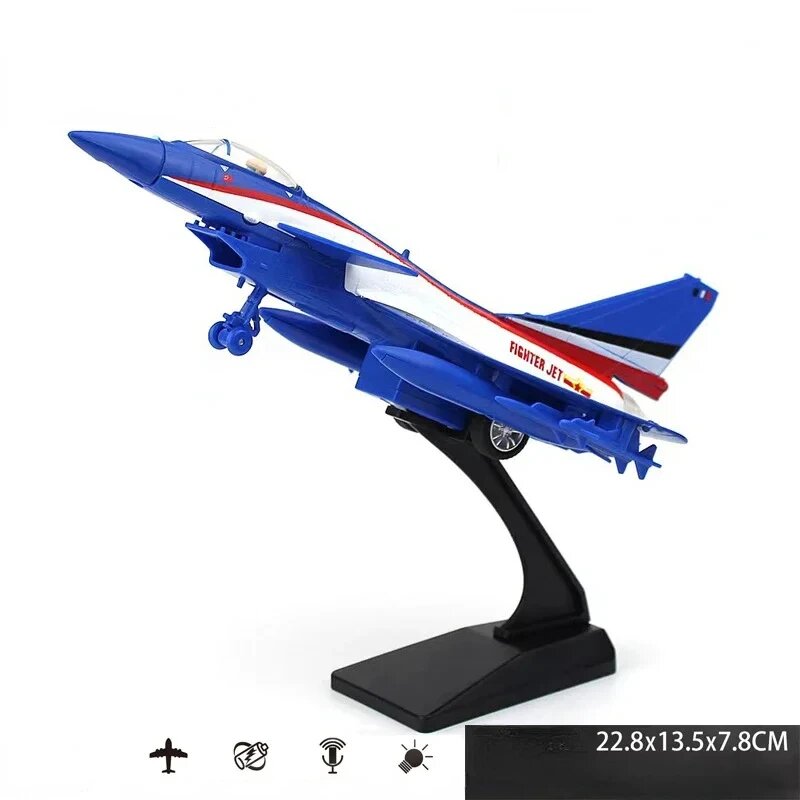 Модель самолета J-10, синий, NEWAO MODEL
