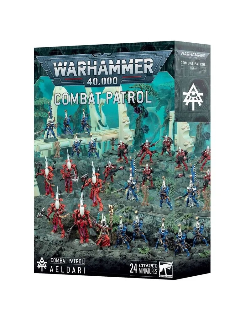 Миниатюры Warhammer 40000: Combat Patrol - Aeldari 2024 - Набор из 24 пластиковых фигурок