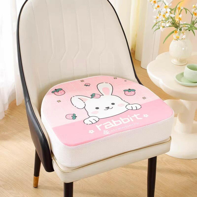 Подушка для увеличения роста детей, детский стульчик для кормления, сиденье в форме подковы, утолщенная и приподнятая подушка для стула, подушка для стула для учеников начальной школы.