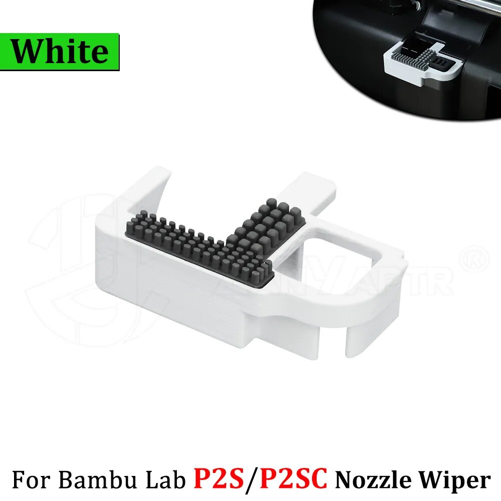 Силиконовая щетка для Bambu Lab P2S/P2S, White, 2pcs