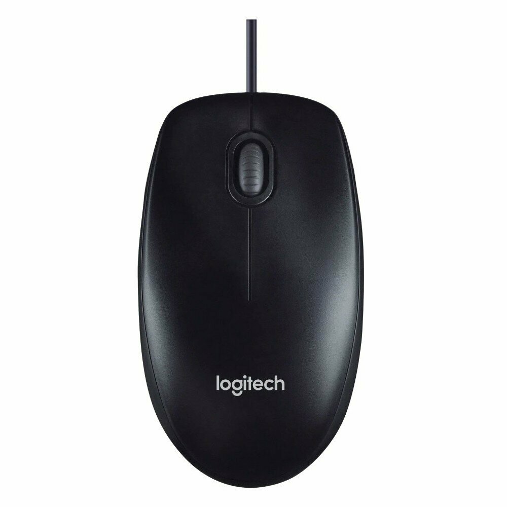 Мышь проводная LOGITECH M90 black (USB, 1000dpi, 2but) (910-001795)