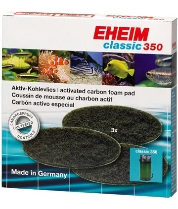 Eheim Губка угольная для фильтра 350(2215) 3шт