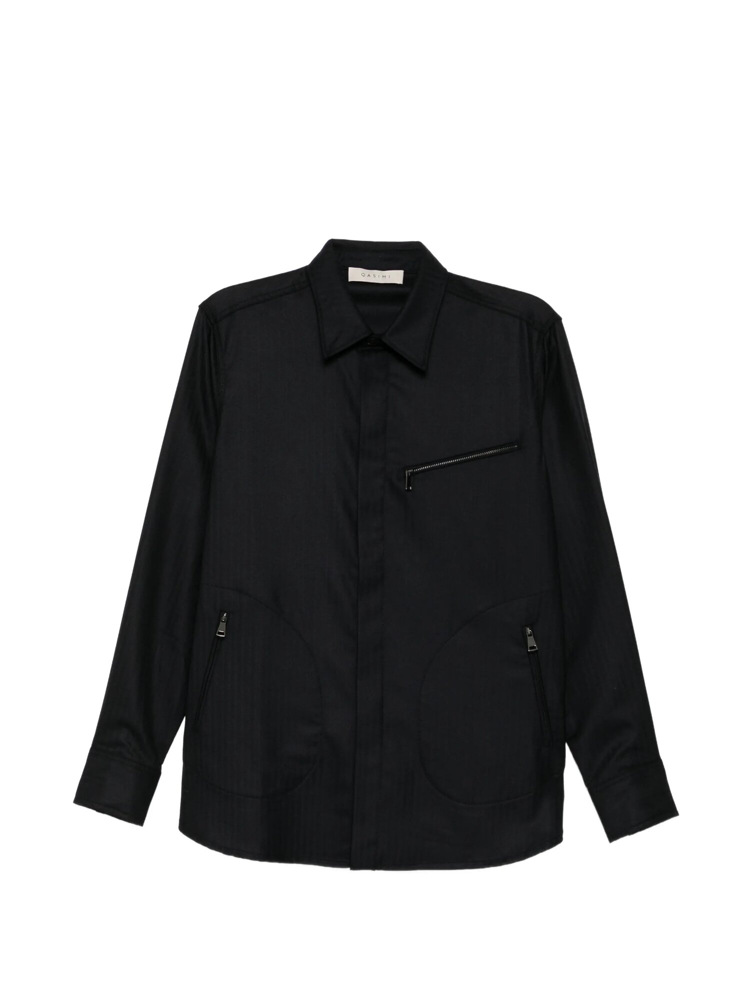Рубашка Wool zip shirt