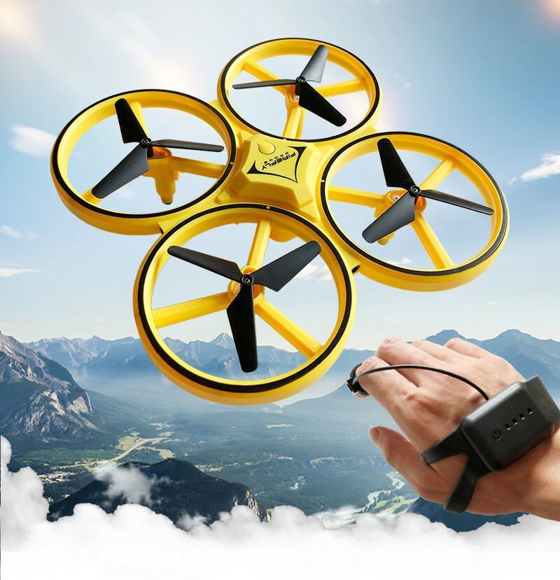 2026 Трансграничный дрон с управлением жестами, маленький радиоуправляемый летательный аппарат, детская игрушка, интеллектуальный квадрокоптер с функцией зависания, оптовая продажа