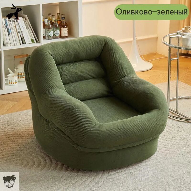 Кресло-мешок Диван, Нетканое волокно, Размер XL, оливковый,72*68*45