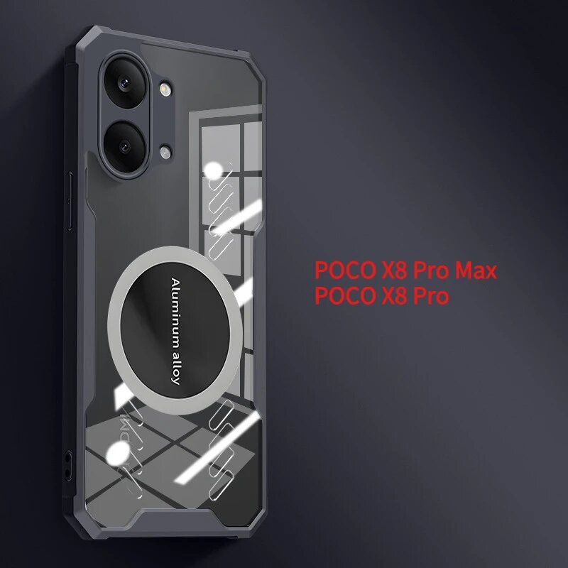 Чехол для POCO X8 Pro/X8 Pro Max, новый, с магнитным охлаждением, полная защита, противоударный чехол из поликарбоната для Xiaomi PocoX8 Pro Max, ударопрочный чехол.
