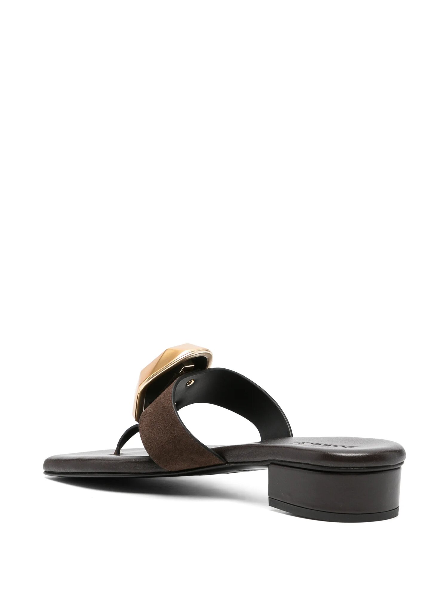 Босоножки DONNARI Geometric-applique sandals, размер 38, коричневый — фото 1