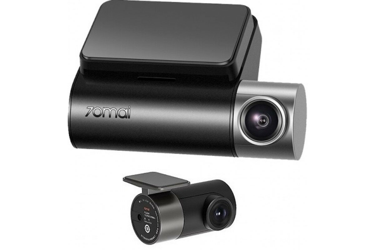 Видеорегистратор 70mai Dash Cam Pro Plus+Rear Cam Set, A500S-1, 2 камеры
