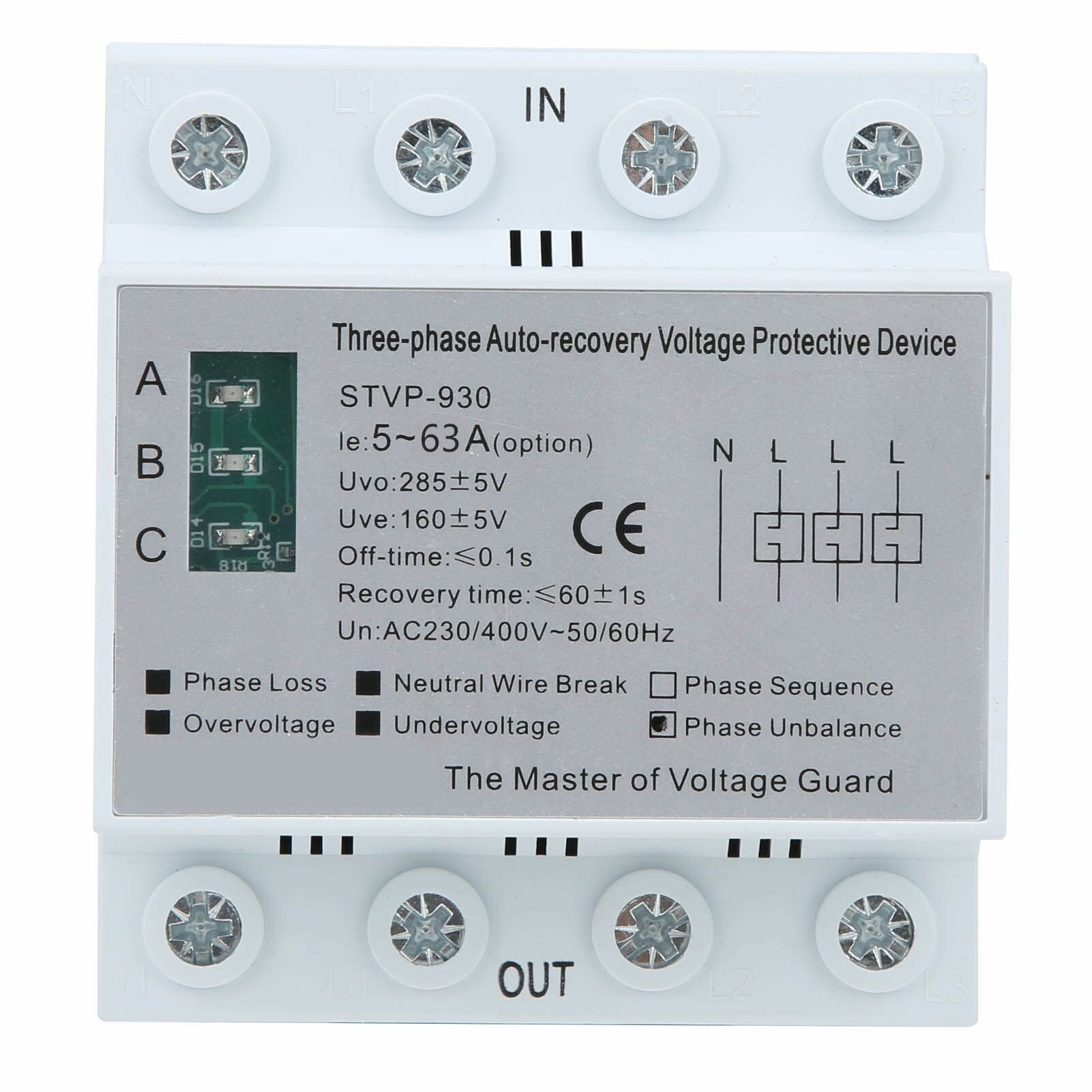 УЗИП STVP930 3P 230/400V 63A самовосстанавливающийся