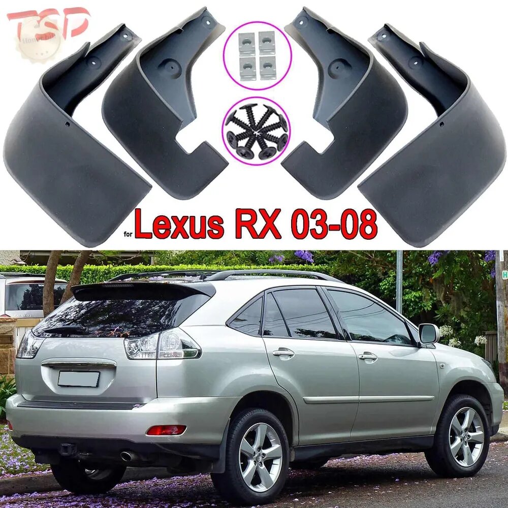 Крыло автомобильное Lexus RX300 RX330 RX350 2003-2008 ABS пластик 4 шт. арт. 1B202002 E