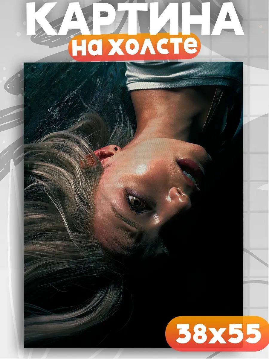 Картина на стену Resident Evil, на подрамнике, 1шт, 55х38 размер.