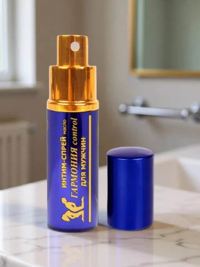 Биоритм интим-спрей масляный пролонгирующий Гармония Control для мужчин, 9 мл