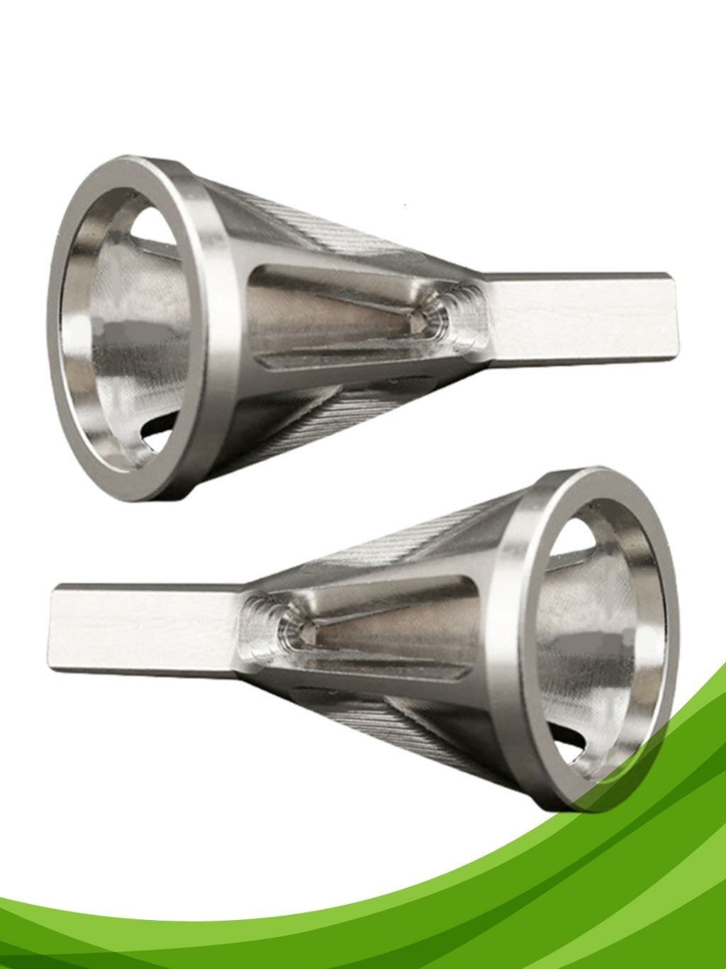 Набор из 2 шт. инструментов для зачистки и фаски, серебро