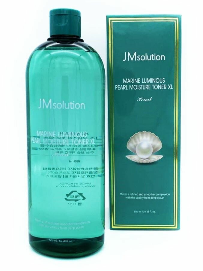 JM Solution Увлажняющий тонер с морскими минералами MARINE LUMINOUS PEARL MOISTURE TONER XL PEARL, 600 мл
