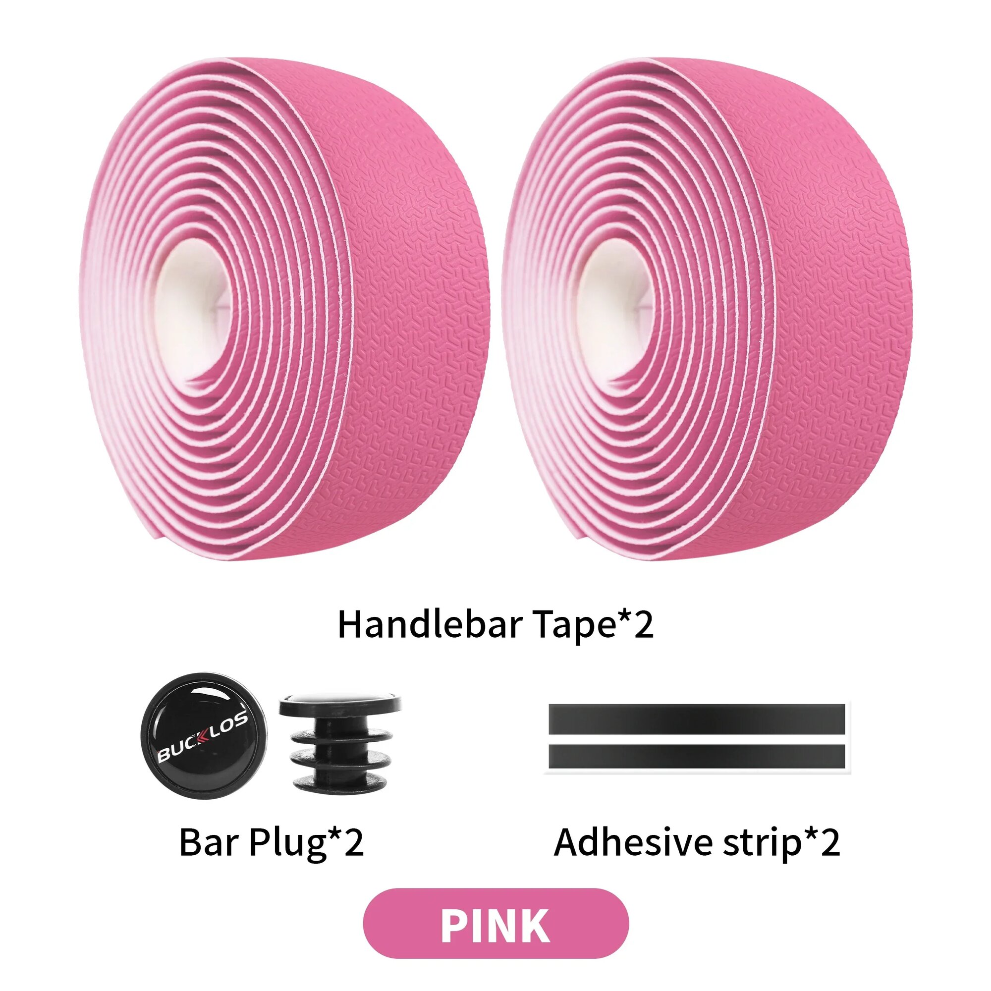 Велосипедная лента руля BUCKLOS, Розовый, Model2-Pink
