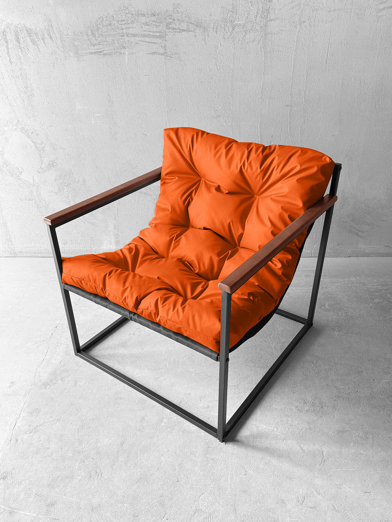 Садовое кресло Лофтовик Комфи ++ оксфорд оранжевый