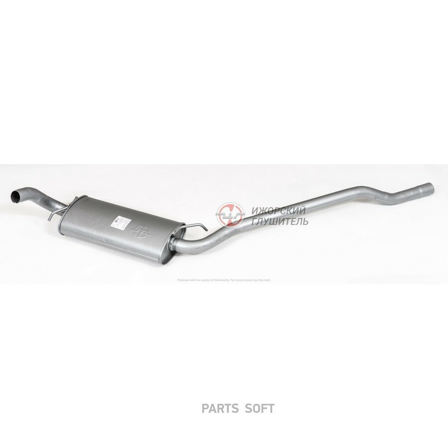 Резонатор (средняя часть) audi 80/90 1.4-2.0 86-98 ижорский глушитель 135908