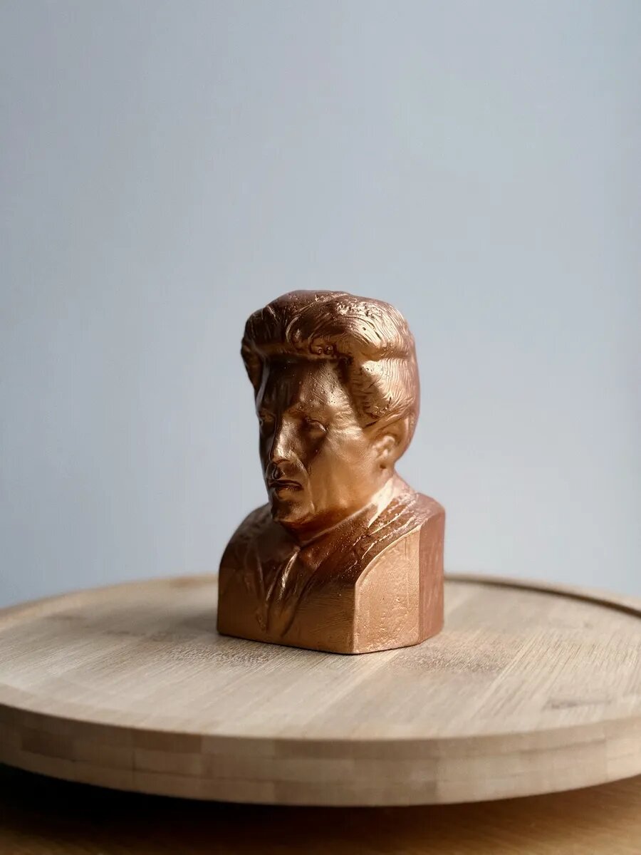 Статуэтка Григорий Зиновьев, 11 см, из гипса, ручная работа, в цвете — фото 1