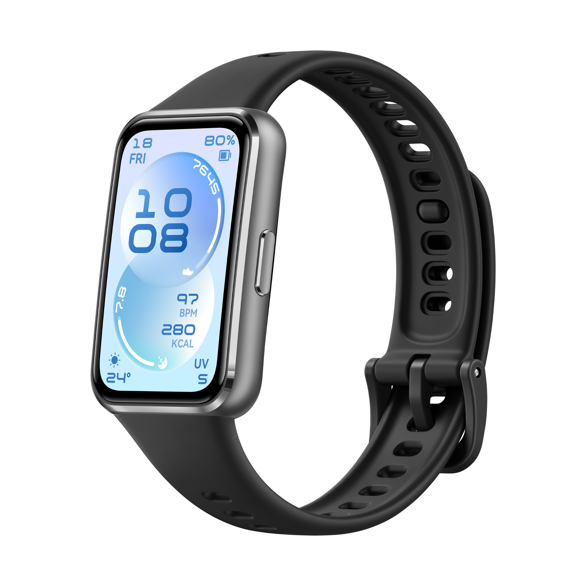 Фитнес-браслет HUAWEI Band 11, (CDY-B29), Черный, корпус из алюминия, (55020GVD)