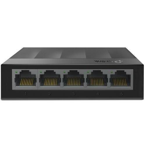 Коммутатор 5-портовый TP-Link LS1005G, 5 ports Giga Unmanaged switch, 5 10/100/1000Mbps RJ-45 ports, plastic shell, desktop and wall mountable