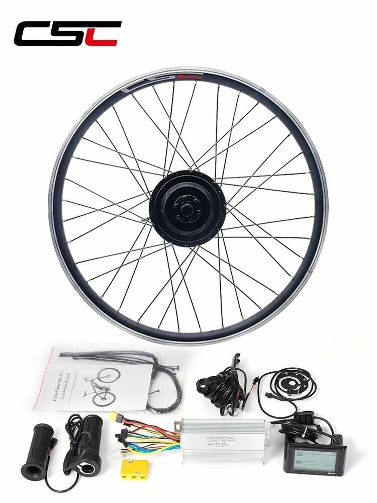 CSC 20 дюймов Мотор колесо 48В 500Вт комплект переднее для сборки электровелосипеда
