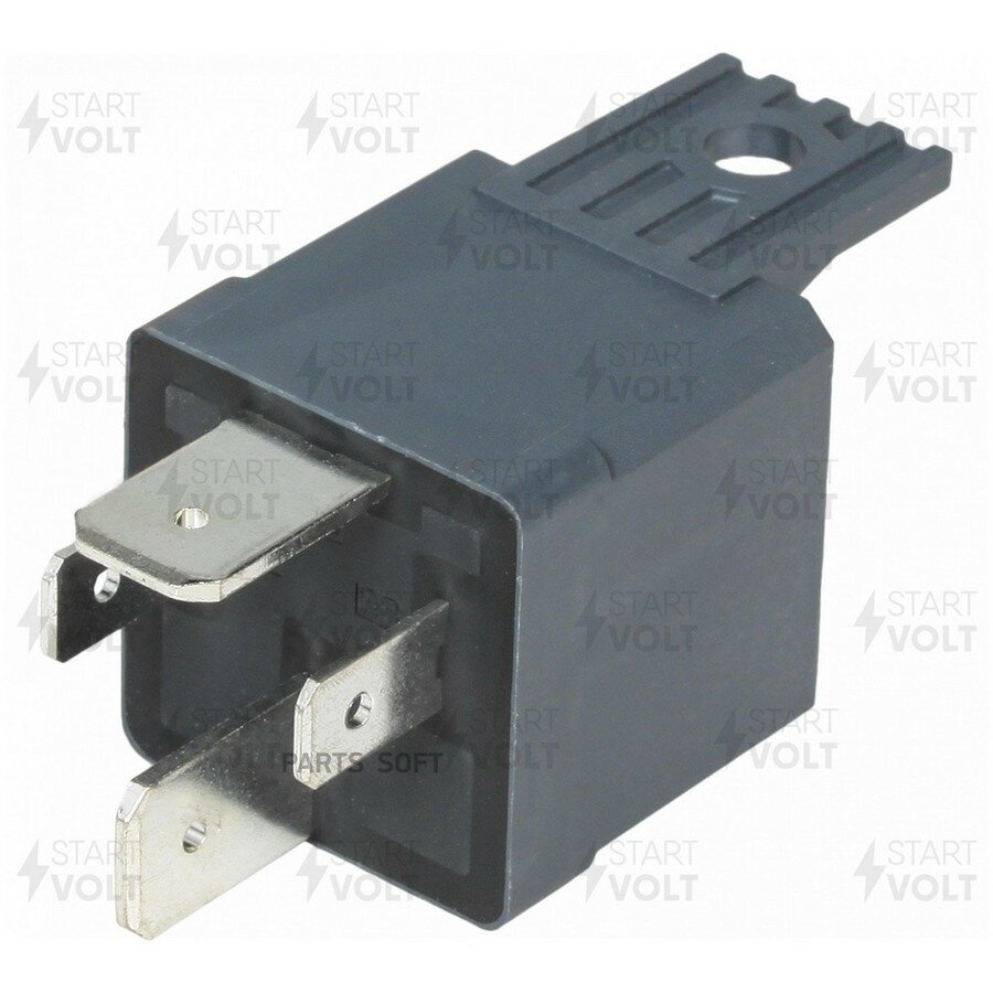 SCR 0333 STARTVOLT Реле автомоб. 4 конт. 12V 50A (без резист, с кроншт.) защиты стартера (SCR 0333) STARTVOLT SCR0333 | цена за 1 шт