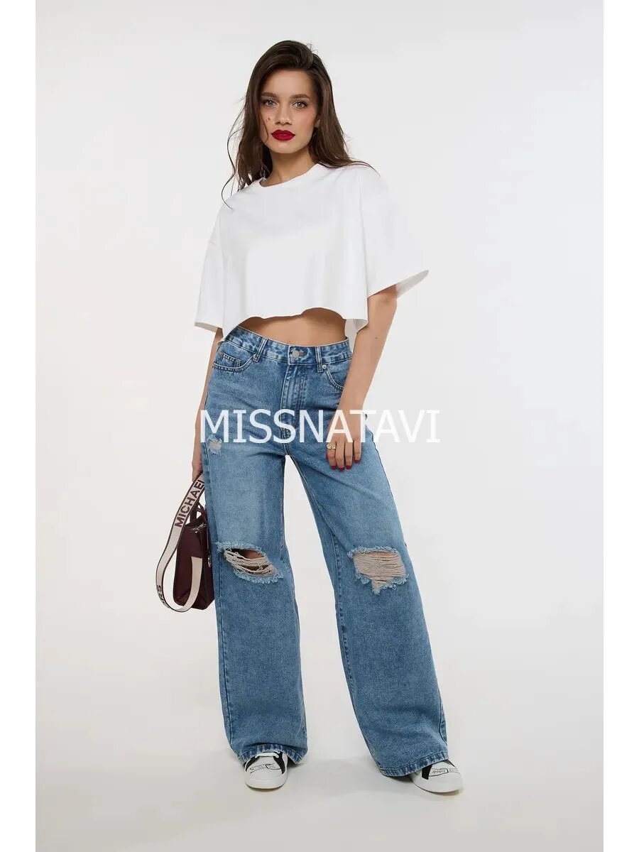 Джинсы бойфренды 