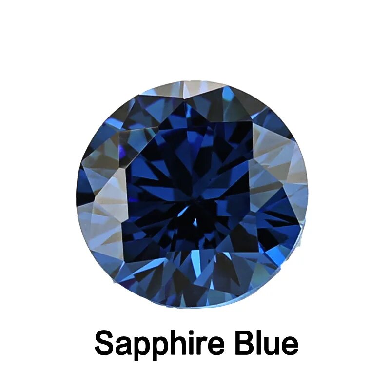 Бусины Sapphire Blue, 1.25 мм, 100 шт